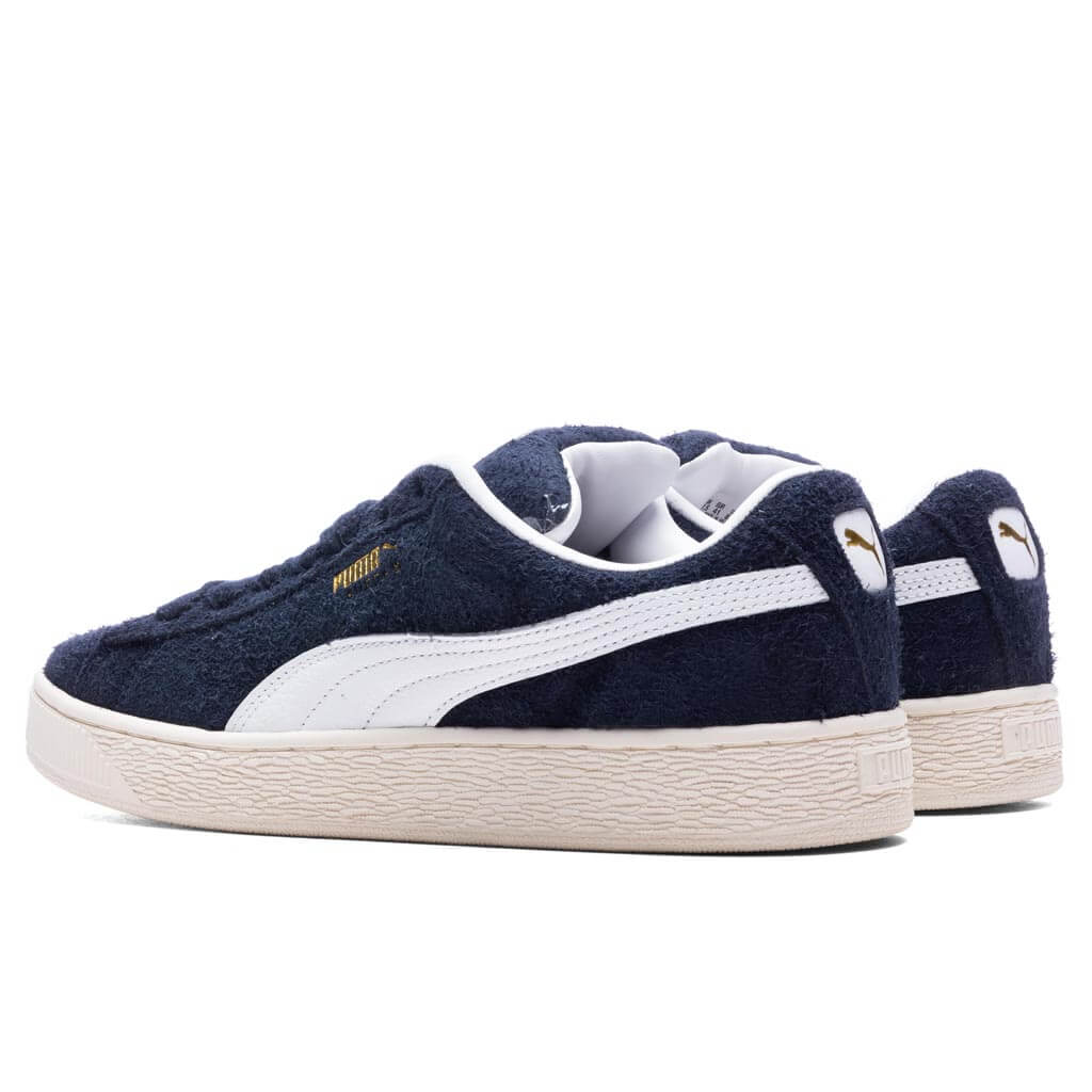 Suede XL Hairy - Club Navy/Frosted Ivory – Feature