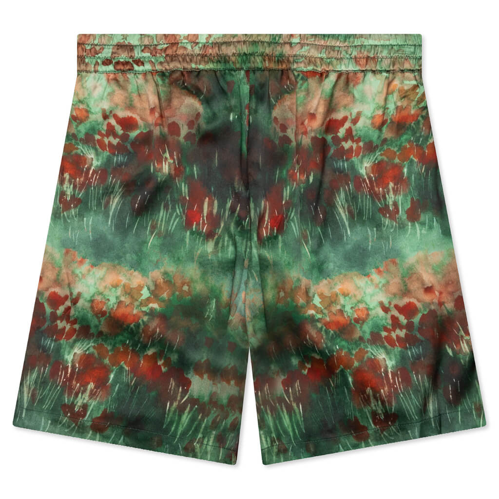 Summerland Sunset Silk Shorts - Landscape Poppies – Feature