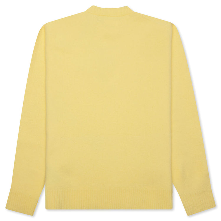 Crew Knit Sweater - Lemon – Feature