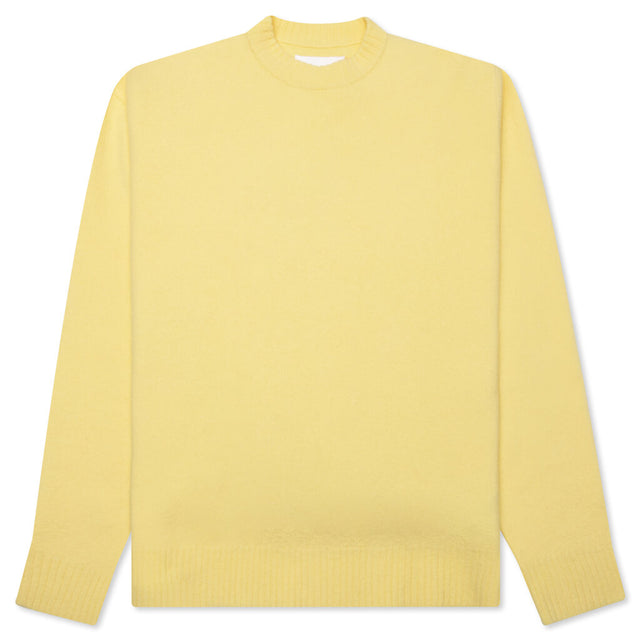 Crew Knit Sweater - Lemon – Feature