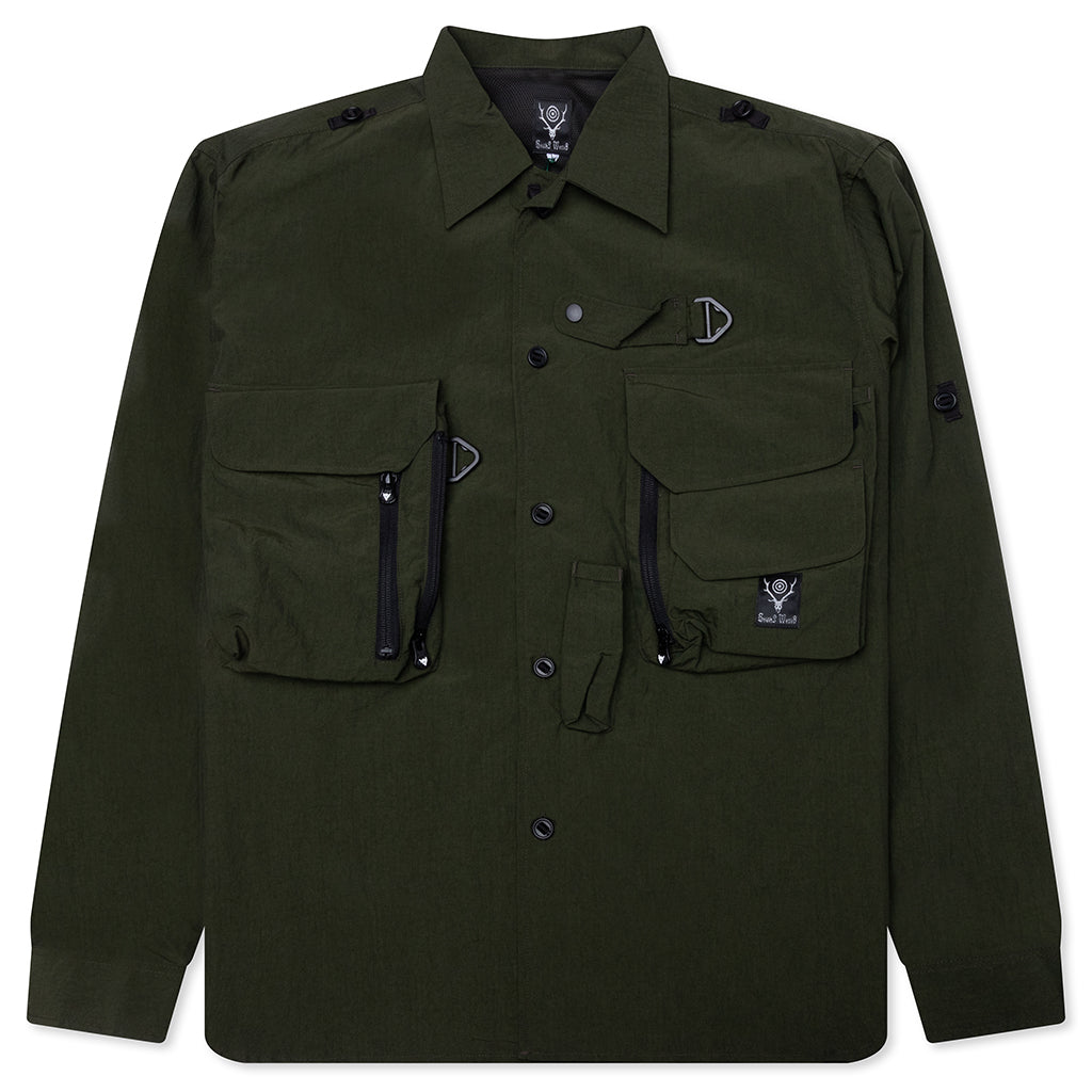 Tenkara Trout Nylon Ripstop Shirt - Green – Feature