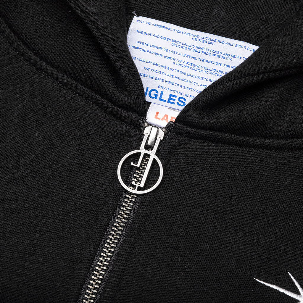Todo Bien Zip Hoodie - Black – Feature