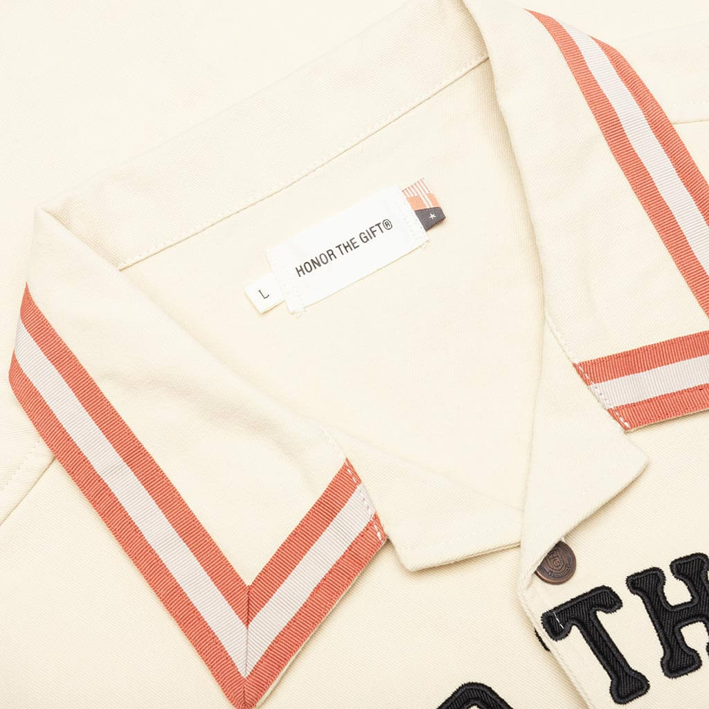 Tradition S/S Snap Up - Bone – Feature