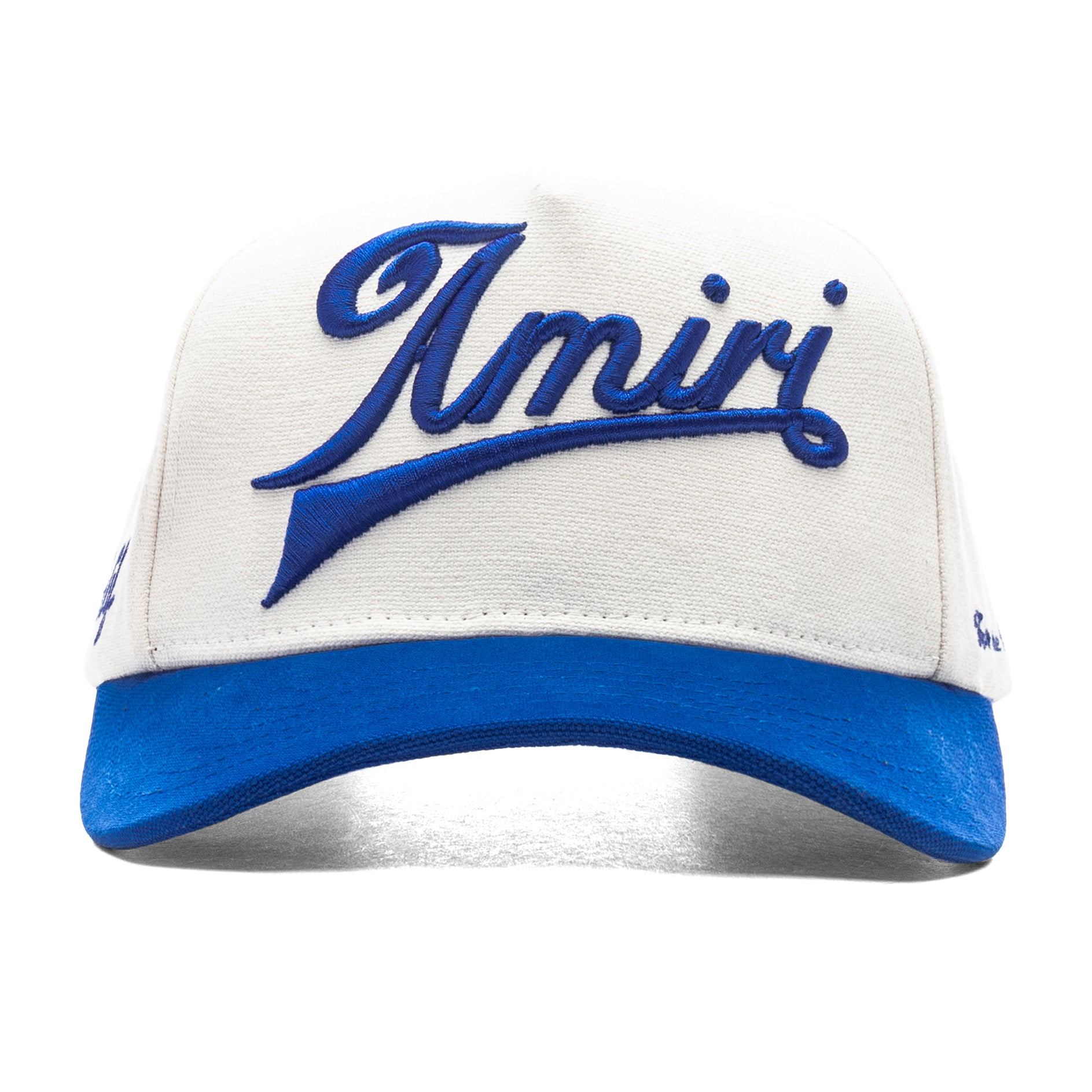 Two Tone Canvas Hat - True Blue – Feature