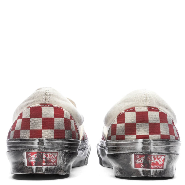 OG Classic Slip-On LX Stressed - Red – Feature