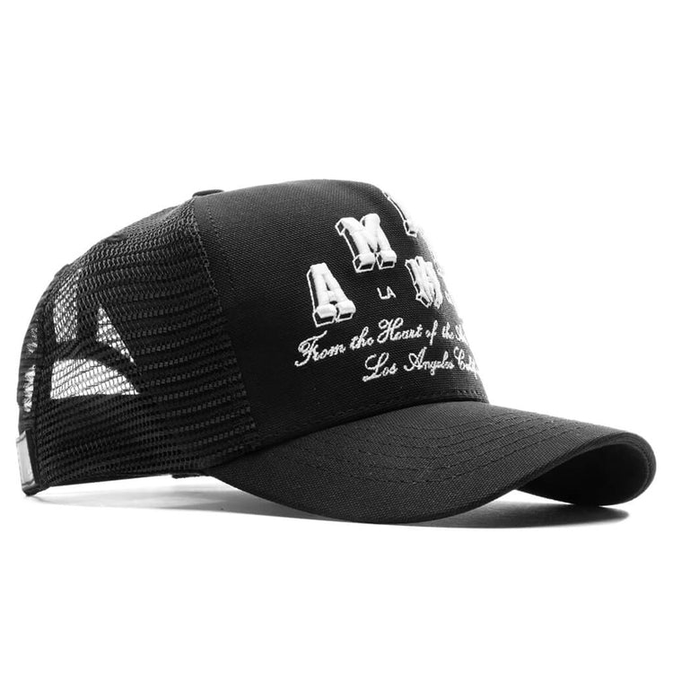 Varsity Trucker Hat - Black – Feature