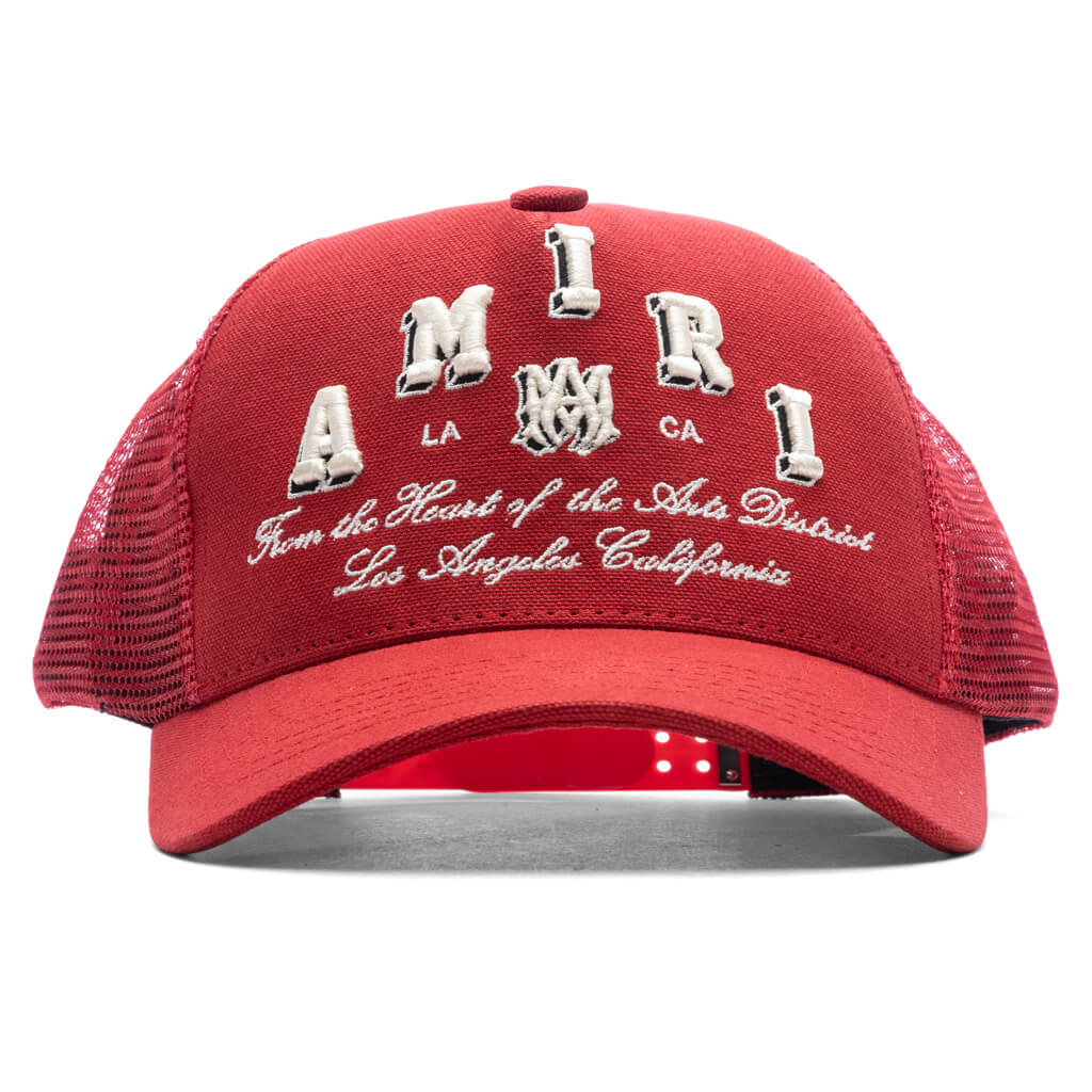 Varsity Trucker Hat - Red – Feature