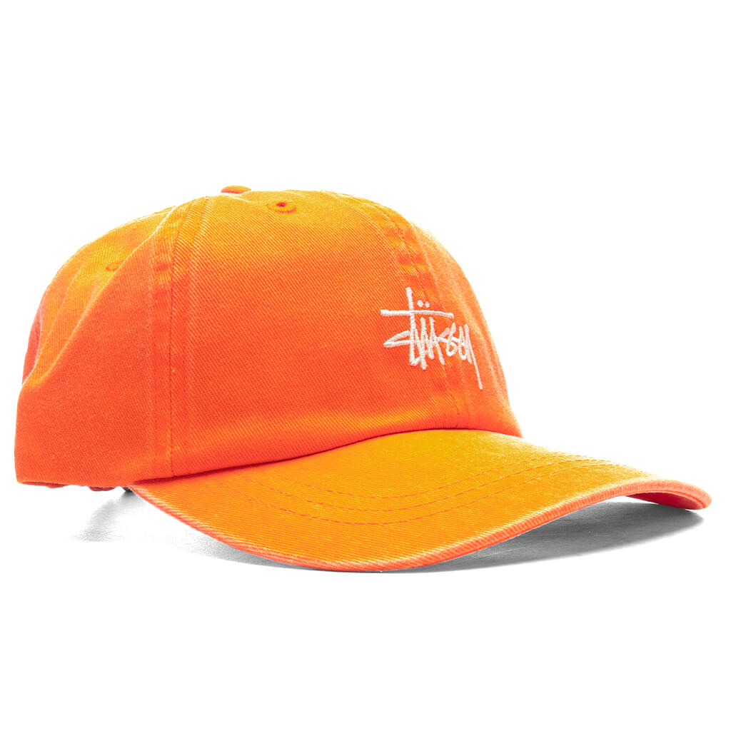 Washed Basic Low Pro Cap - Flo Orange – Feature