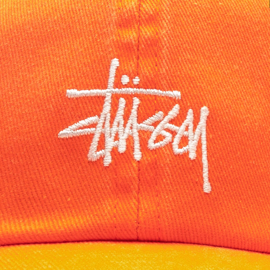 Washed Basic Low Pro Cap - Flo Orange – Feature