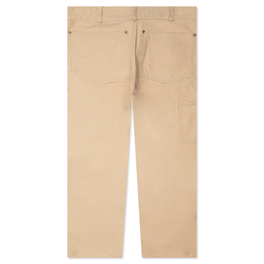 Washed Duck Work Pants - Beige – Feature