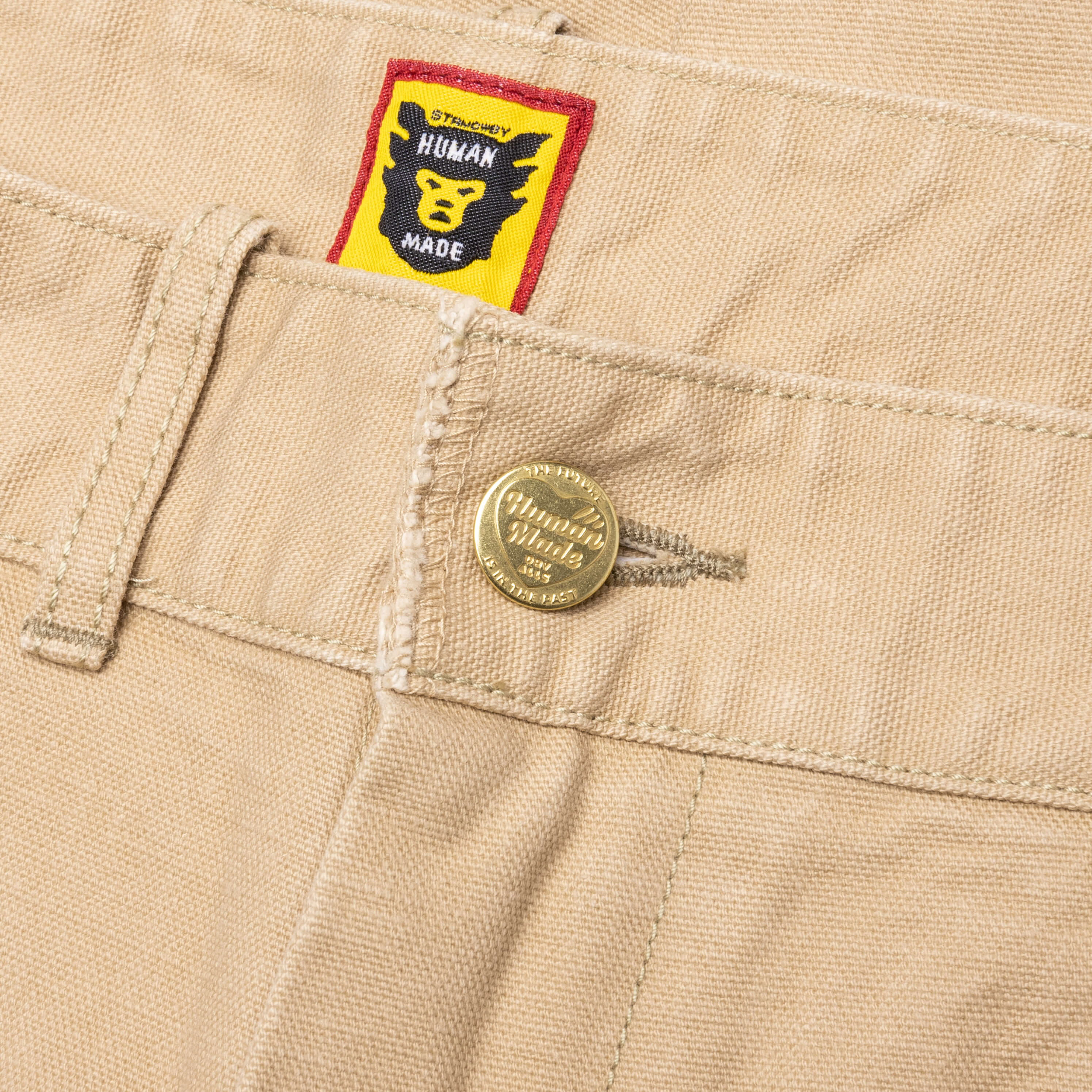 Washed Duck Work Pants - Beige – Feature
