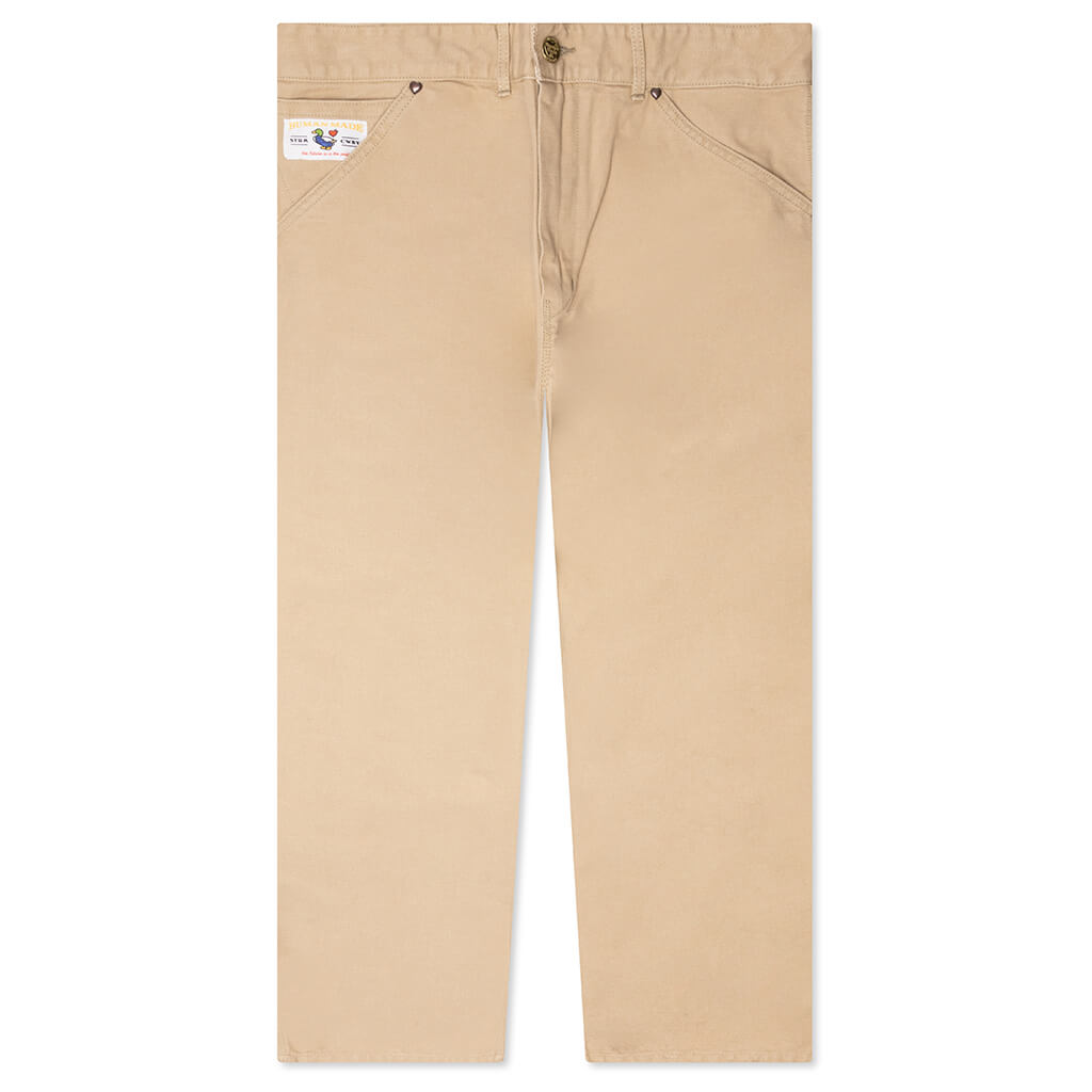 Washed Duck Work Pants - Beige – Feature