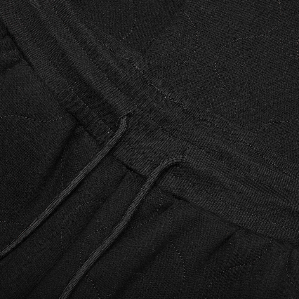 Wave Quilted Easy Pants - Black – Feature