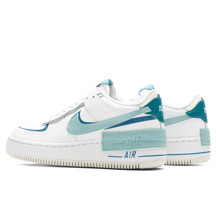 Women's AF1 Shadow - Summit White/Mineral/Industrial Blue – Feature