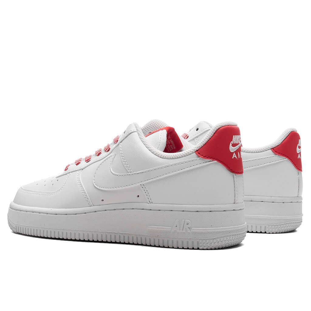 Women's Air Force 1 '07 Next Nature - White/Light Crimson/Pink Foam ...