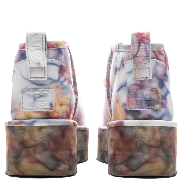 UGG x Collina Strada Classic Ultra Mini Platform - Light Blue Floral ...
