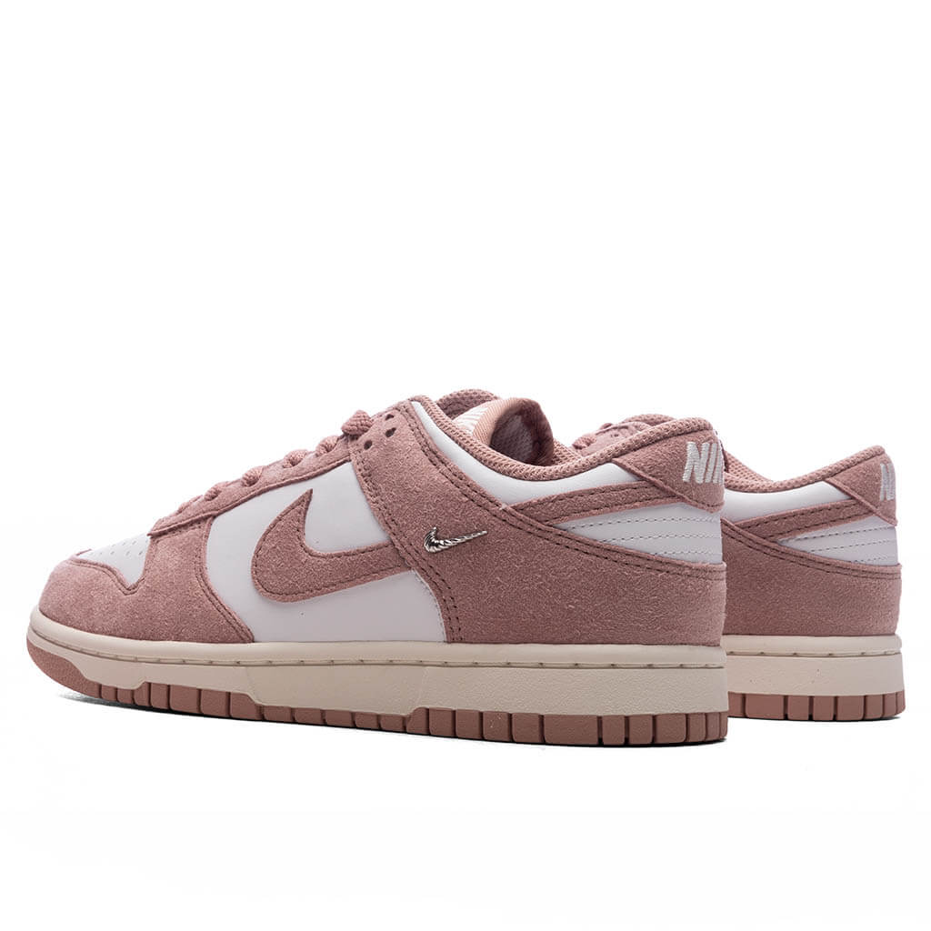 Women's Dunk Low 'Rose Whisper' - White/Particle Pink/Sail/Metallic Si ...