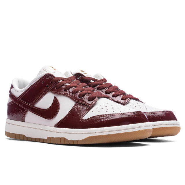 Women's Dunk Low LX 'Team Red Croc' - Phantom/Dark Team Red/Sail – Feature