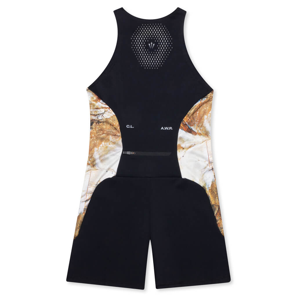 Women's NRG Nocta Run Unitard - Black/Baroque Brown – Feature