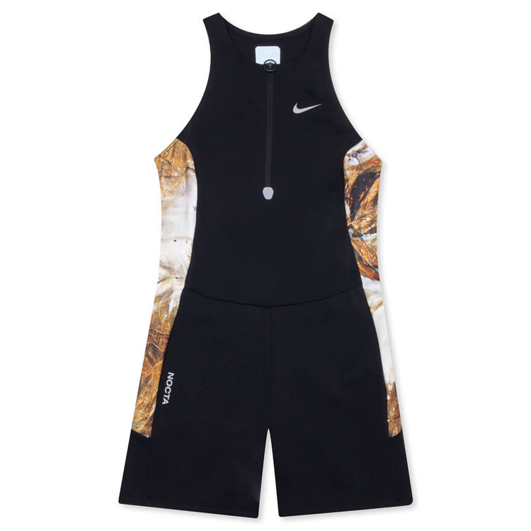 Women's NRG Nocta Run Unitard - Black/Baroque Brown – Feature