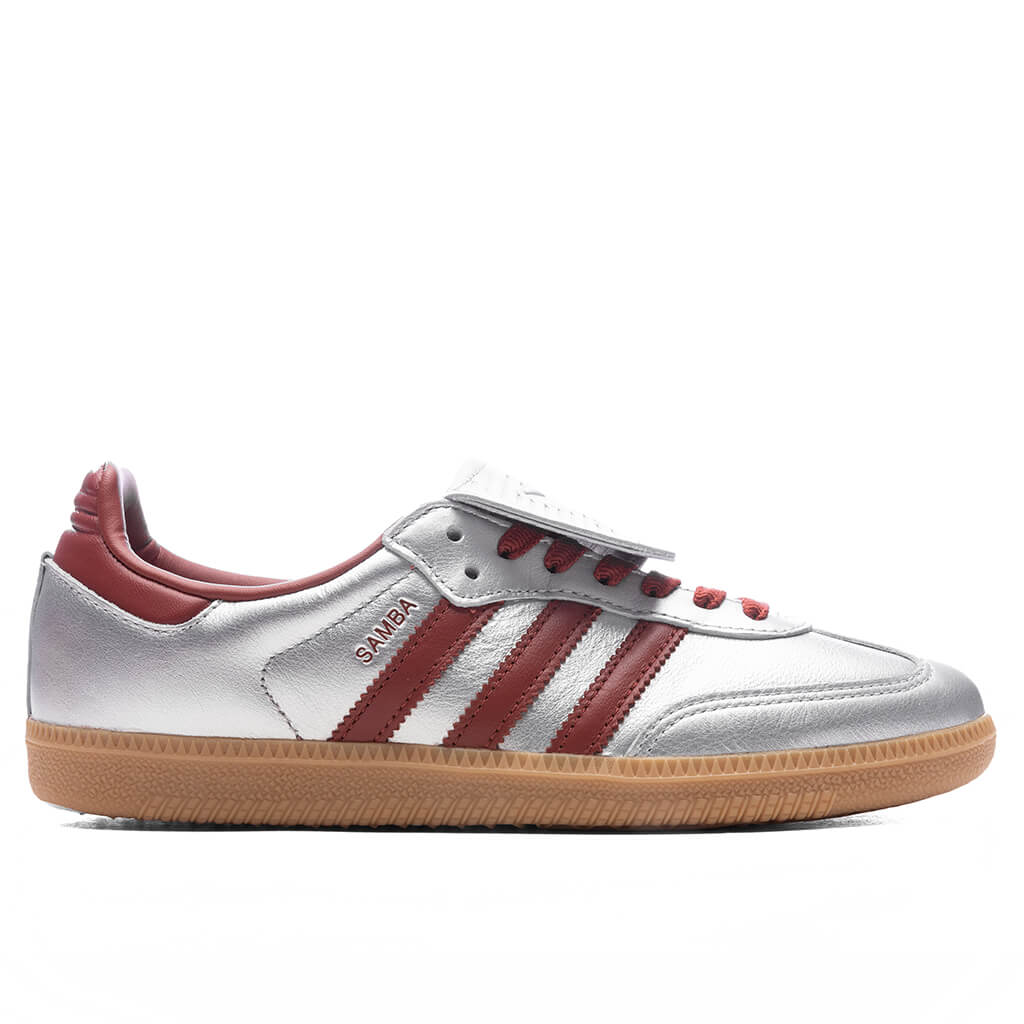 Women's Samba Long Tongue - Silver Metallic/Preloved Ruby/Gum – Feature
