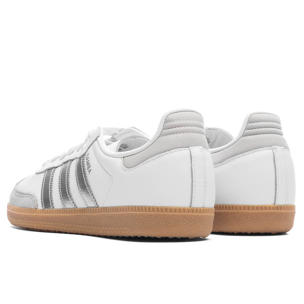 Women's Samba OG - Footwear White/Silver Metallic/Grey One – Feature