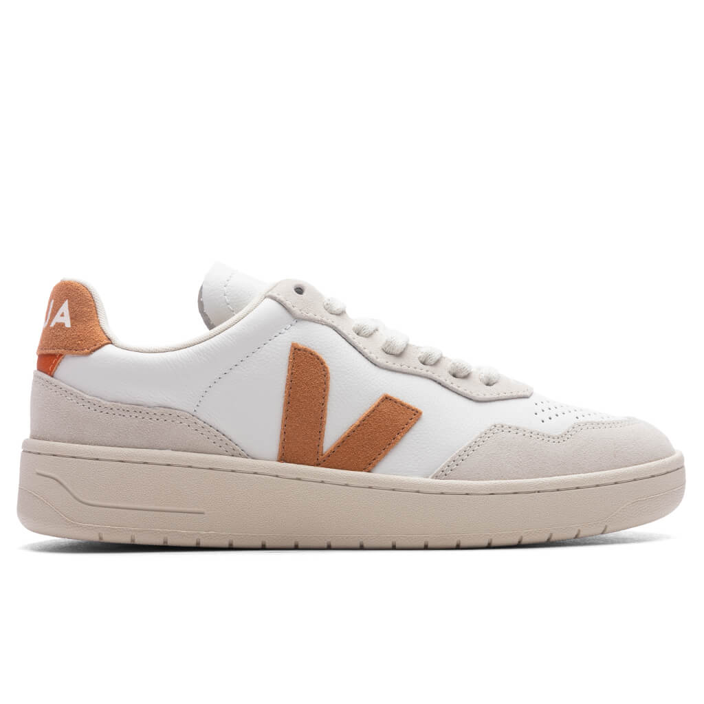 Women's V-90 O.T. Leather - Extra White/Umber – Feature