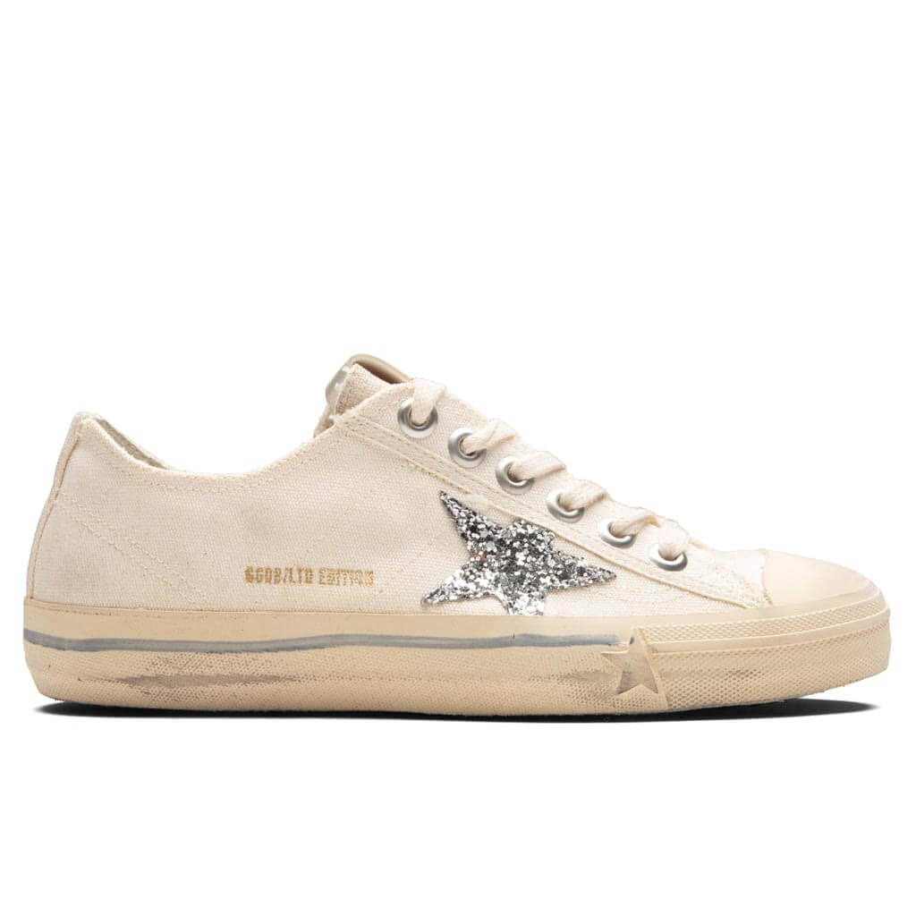 Women's V-Star 2 Canvas - Beige/Silver – Feature
