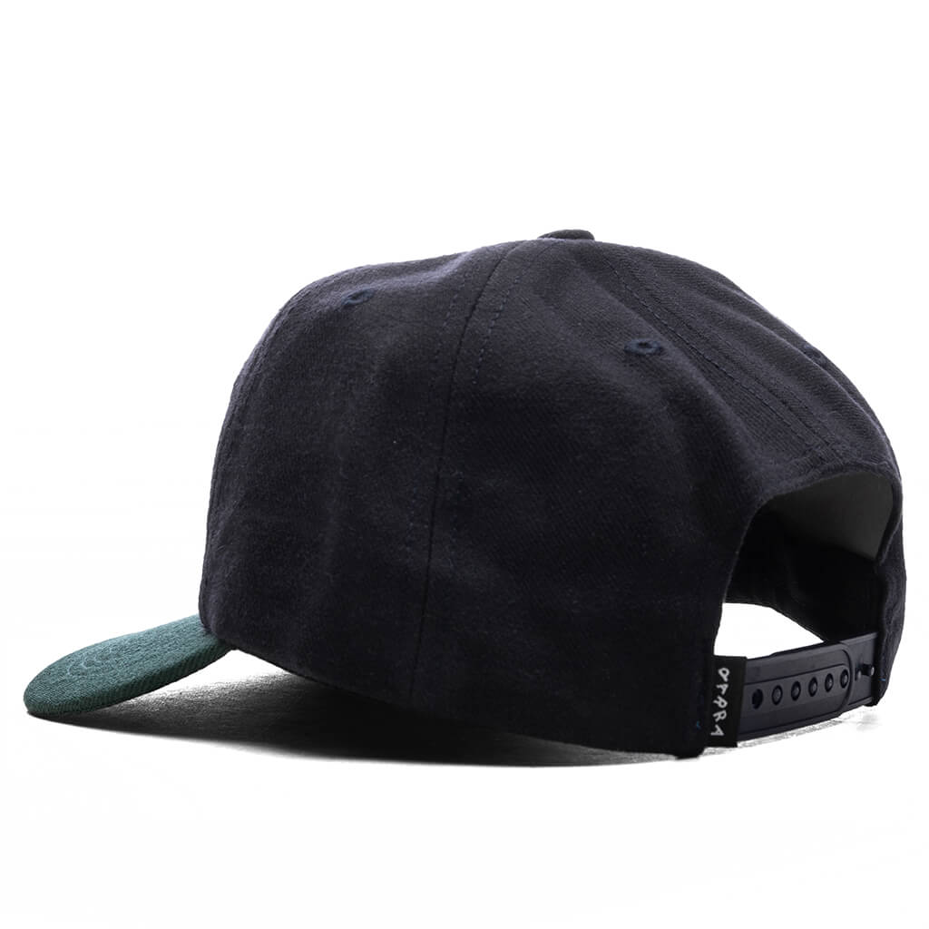 Wordle Logo 6 Panel Hat - Dark Navy – Feature