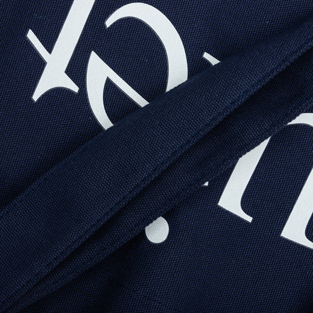 Wordmark Tote Bag - Navy – Feature
