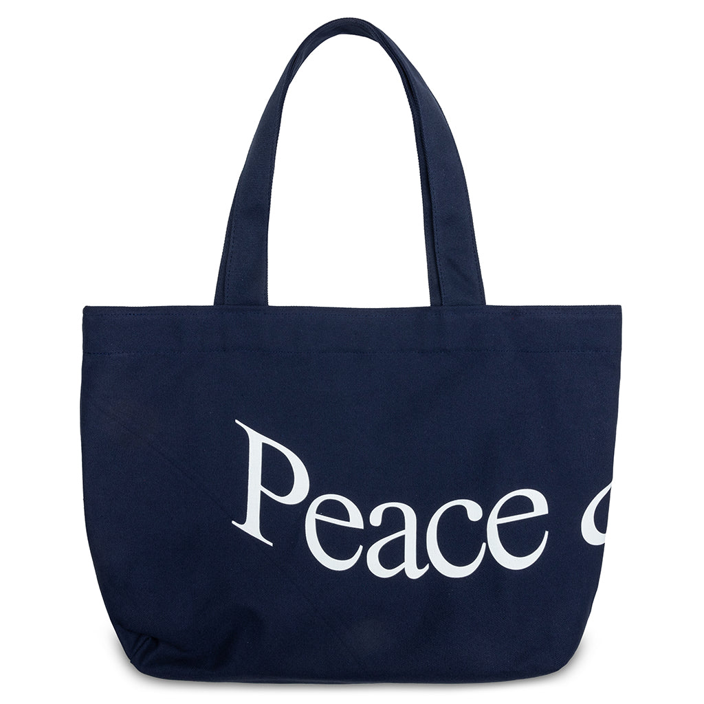 Wordmark Tote Bag - Navy – Feature