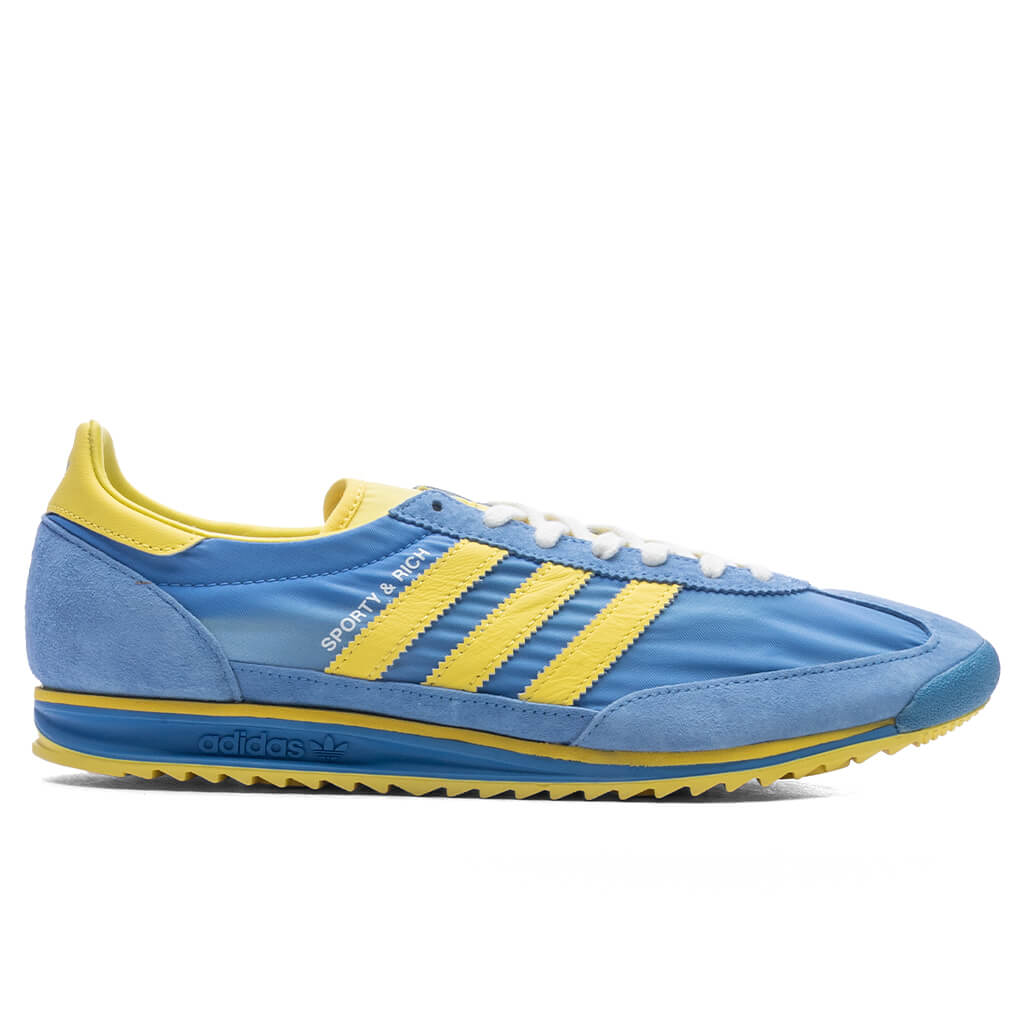 Adidas x Sporty & Rich SL72 Women's - Real Blue/Light Yellow/White ...