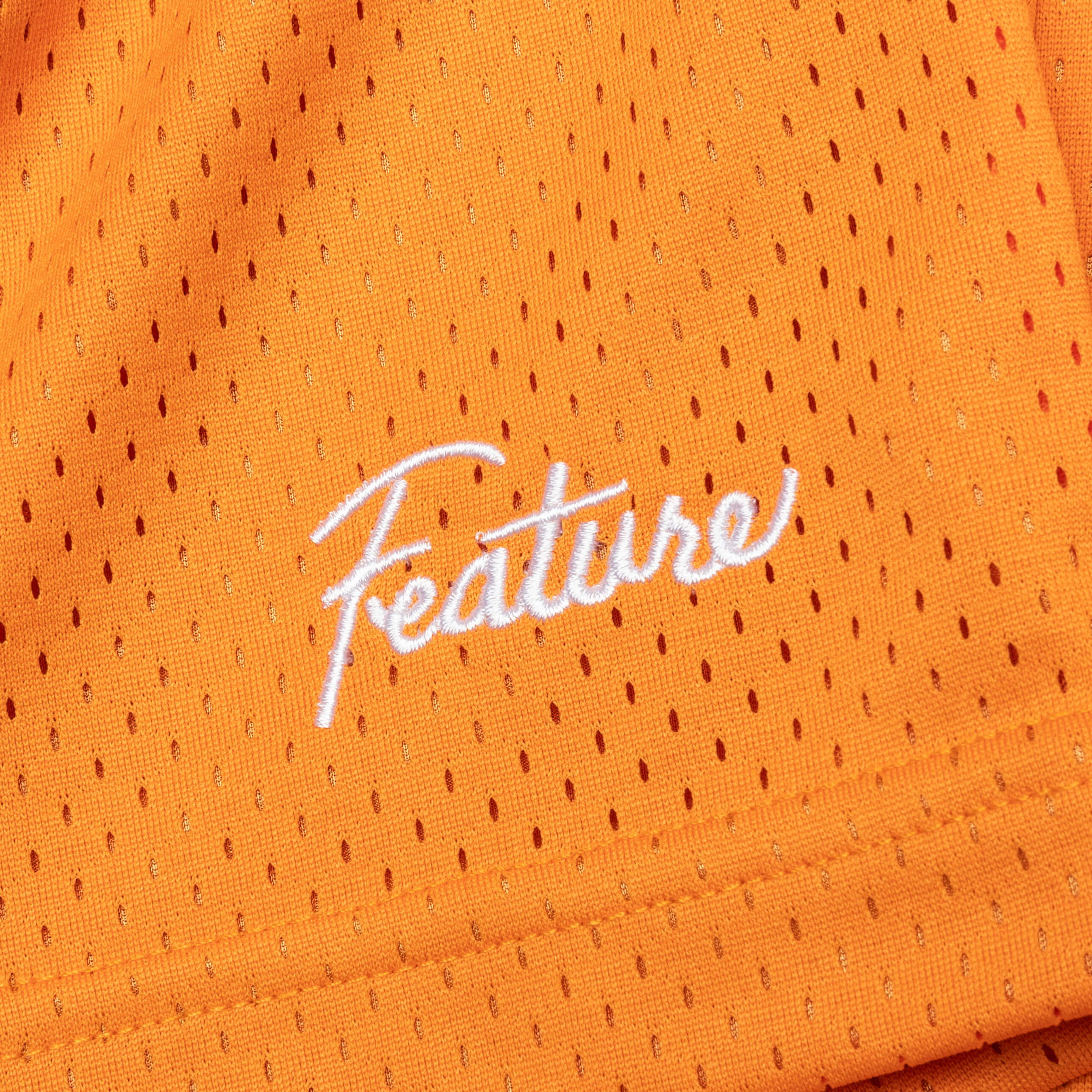 West Mesh Shorts - Orange – Feature