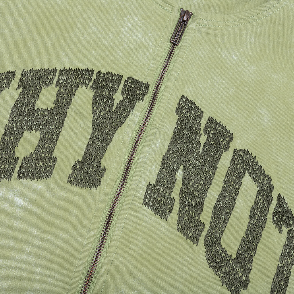 Twill Washed Jacket - Green – Feature