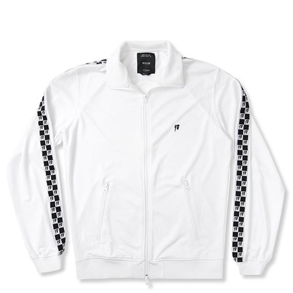 Checkered Flag Track Jacket - White – Feature