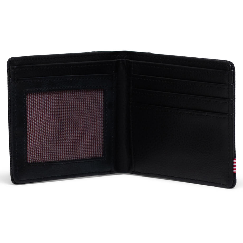 Hank II Wallet - Black Crosshatch/Black – Feature