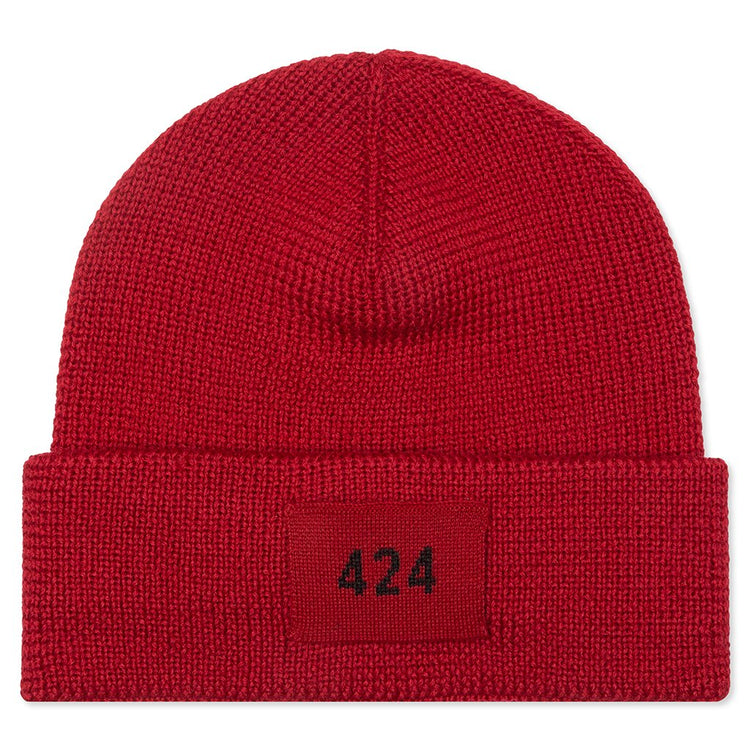 Ribbed Hat - Red – Feature
