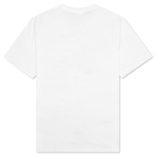 Bape Logo Monogram College Tee - White/Navy – Feature