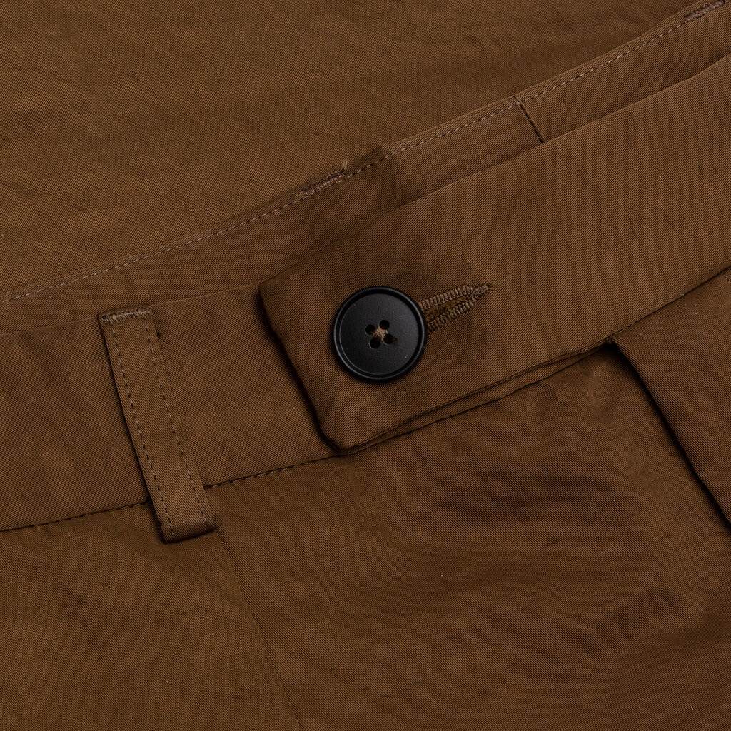 Tapered Nylon Pants - Umber – Feature