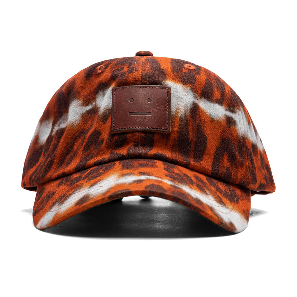 Cotton Baseball Cap - Rust Red/Brown – Feature
