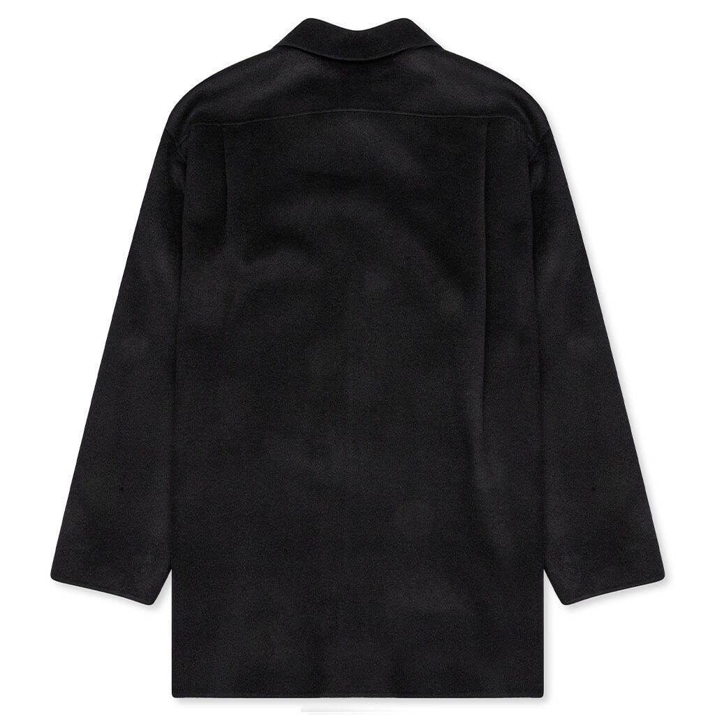 Double Face Shirt Jacket - Black – Feature