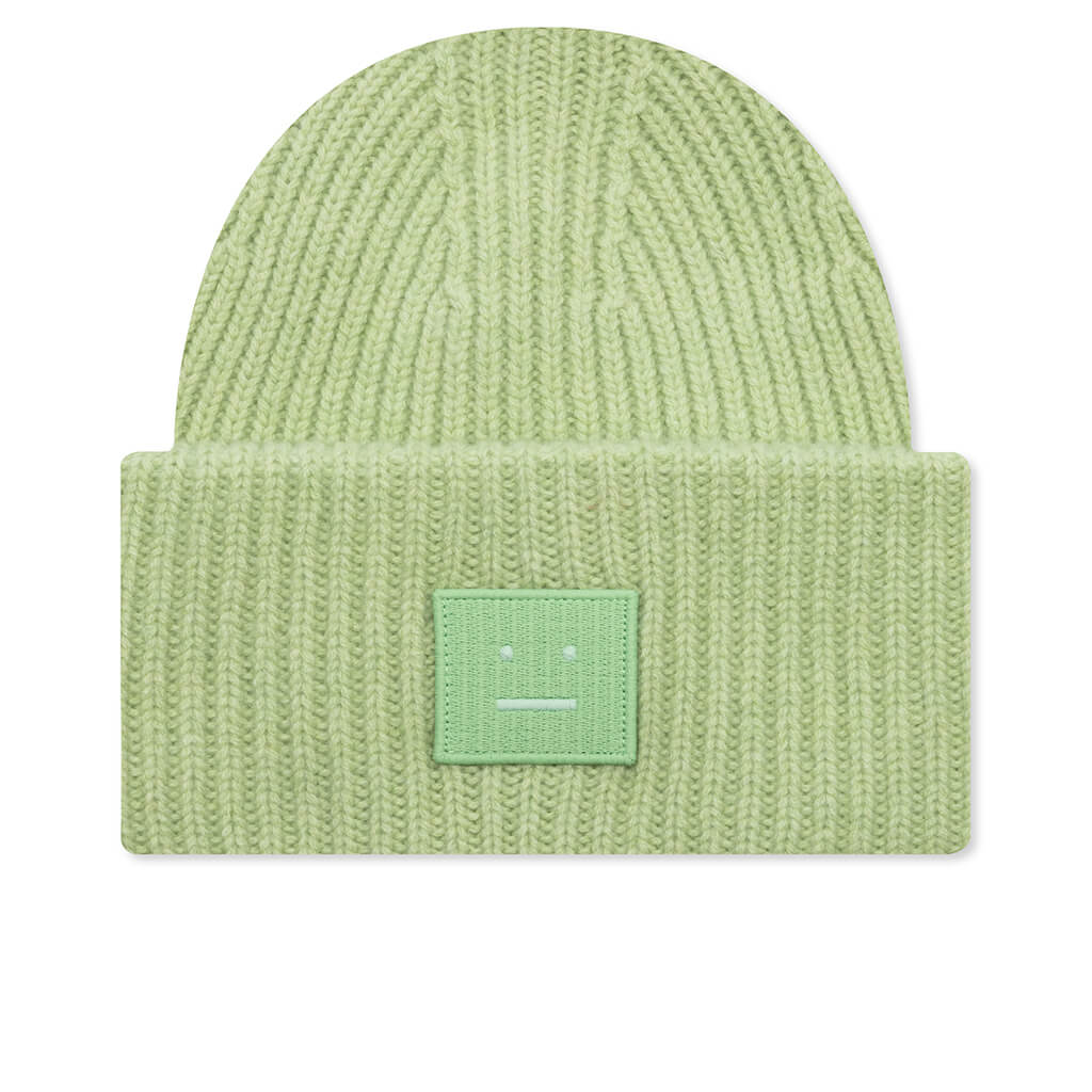 Face Logo Beanie - Pale Green – Feature
