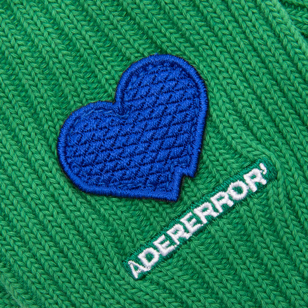 Heart Logo Socks - Green/Blue – Feature