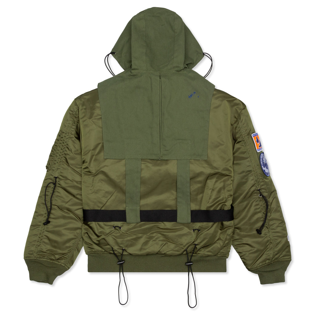 Ader Error x Alpha Industries MA-1 Jacket - Sage – Feature