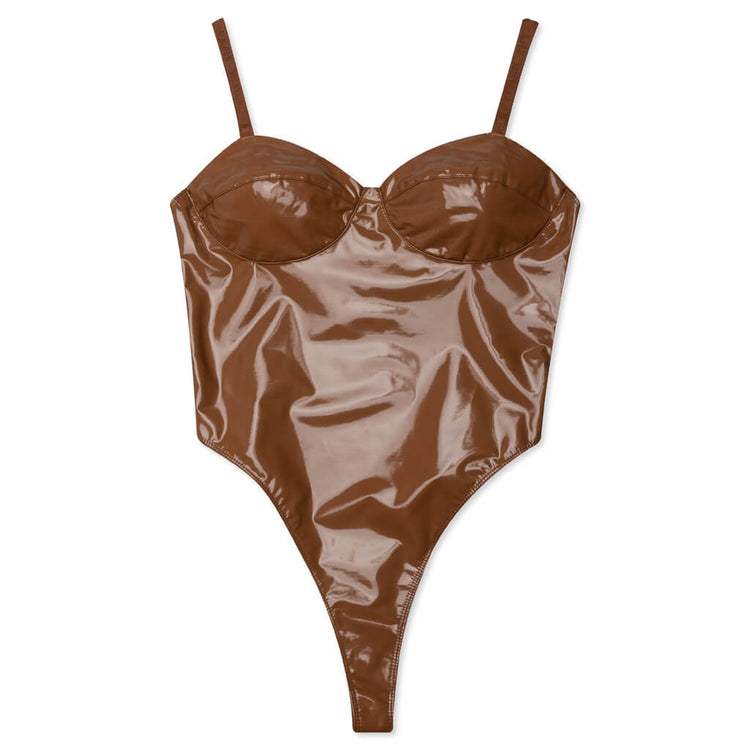 Adidas Originals x Ivy Park Latex Bodysuit - Wild Brown – Feature