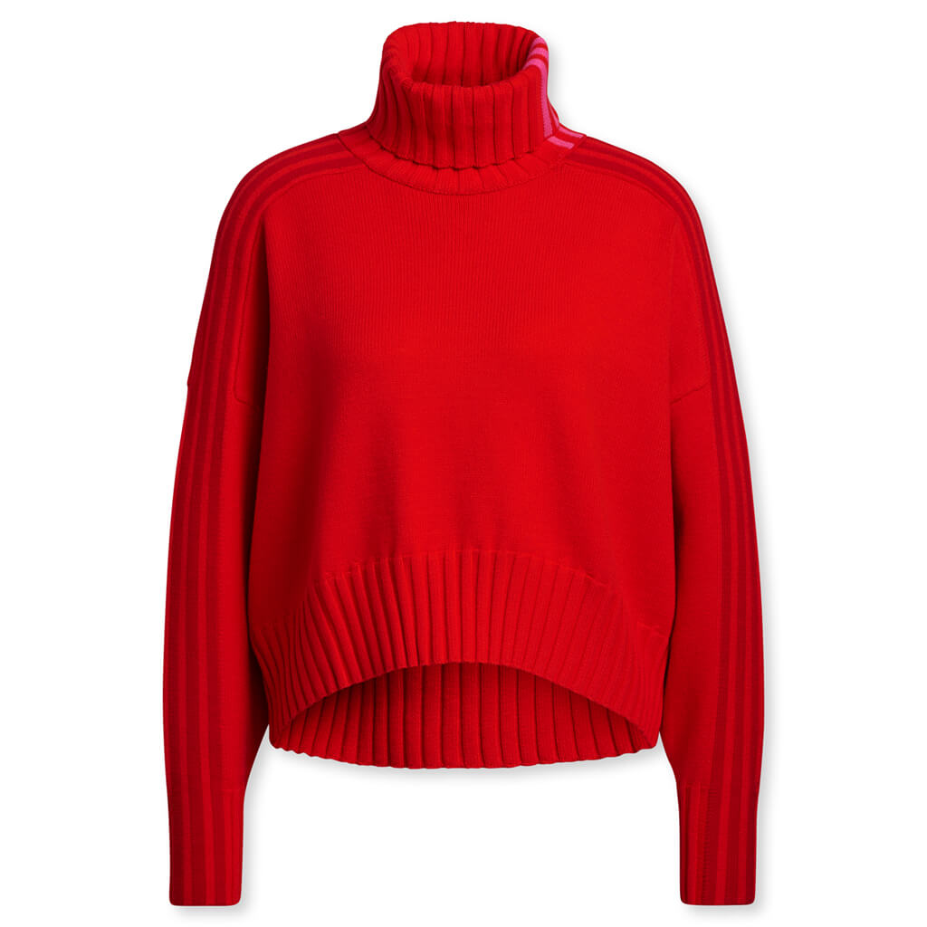 adidas x IVY PARK Turtle Neck Crop Sweater - Power Red – Feature
