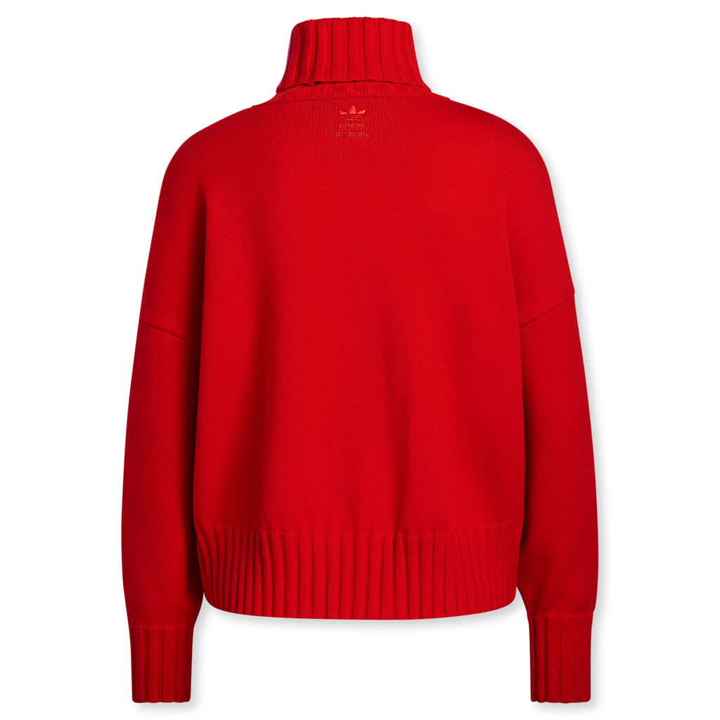 adidas x IVY PARK Turtle Neck Crop Sweater - Power Red – Feature