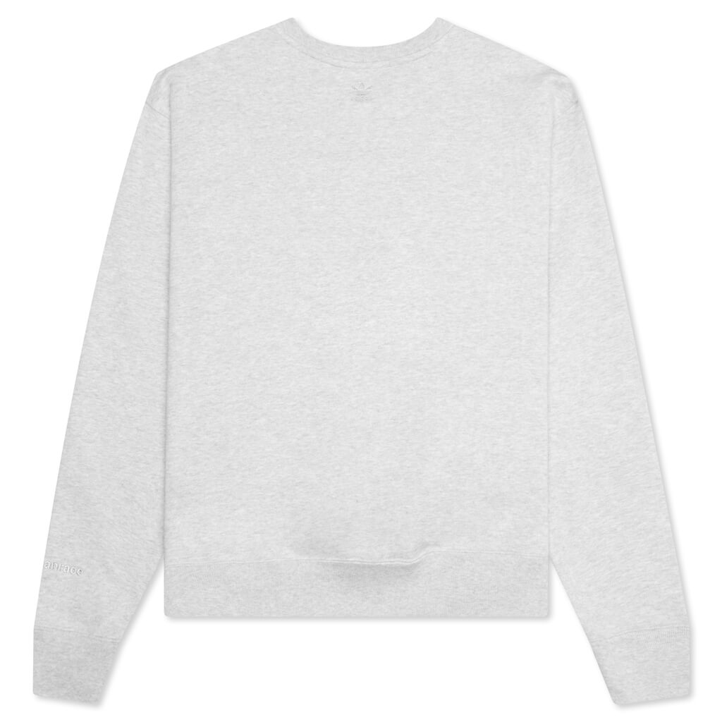 Adidas x Pharrell Williams Basics Crew - Light Grey Heather – Feature