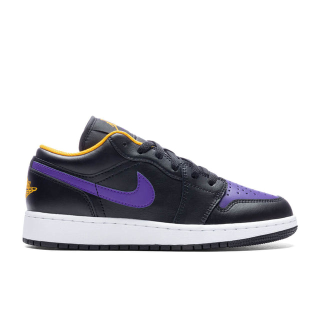 Air Jordan 1 Low (GS) - Black/Dark Concord/Taxi – Feature