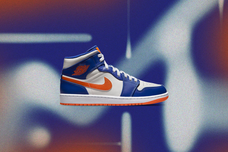 Air Jordan 1 Mid Wheaties - Game Royal/Rush Orange/Phantom – Feature